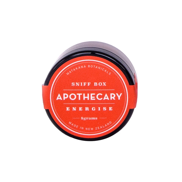 Apothecary Energise Sniff Box 8gm – mybodycare Australia